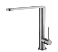 China HOMEKA Deck Mounted Basin Mixer Tap Kitchen Flexible Faucet 304 Stainless Steel 360 Degree for sale