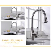 China CUPC Hose Deck Mounted Kitchen Faucet Sus304 Solid Stainless Steel Taps for sale