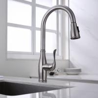 China CUPC Hose Touchless Kitchen Faucet Brushed Nickel for sale