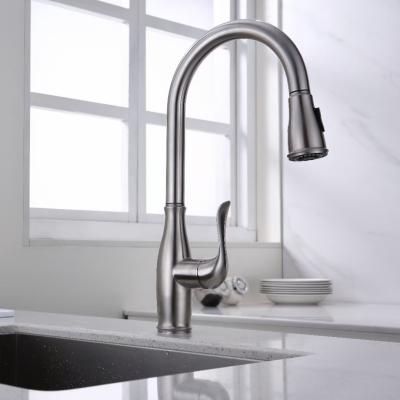 China CUPC Hose Touchless Kitchen Faucet Brushed Nickel for sale