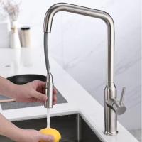 China Motion Activated High Arc Kitchen Faucet Rotatable Pressure Resistant for sale