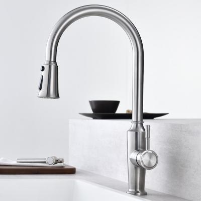 China SUS304 Stainless Steel Touchless Sensor Kitchen Faucet for sale