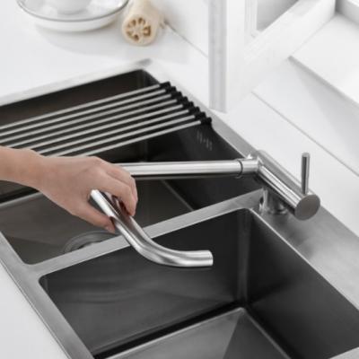 China Concealed Folding Kitchen Water Faucets Handy Operation Sink Tap ODM for sale