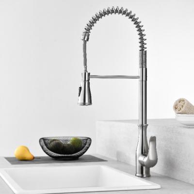 China Touch Sensor Kitchen Faucet SUS304 Dual Mode Pull Down Sprayer 35mm Ceramic Cartridge for sale