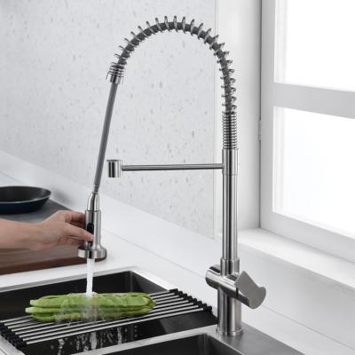 China Touchless Hands Free Sink Faucet 18/10 Stainless Steel 2061-SS Sensor Kitchen Faucet for sale