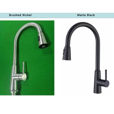 China Retractable Pull Down Kitchen Bar Faucets Ceramic Cartridge Mixer HOMEKA for sale