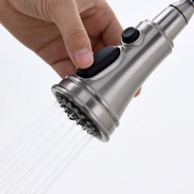 China Solid SUS304 Stainless Steel Water Tap IPX5 Deck Mounted Kitchen Mixer Taps for sale
