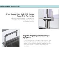 China IPX5 Hands Free Kitchen Sink Faucet / Single Handle Pull Out Kitchen Faucet ODM for sale