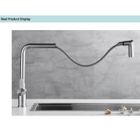 China Smart Touch Pull Out Kitchen Faucet Brushed Nickel CUPC Ceramic Cartridge 3.92L/Min for sale