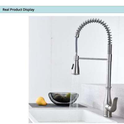 China Smart Sensor Pull Down Kitchen Faucet 2 Mode Sprayer IPX5 35mm Ceramic Cartridge for sale