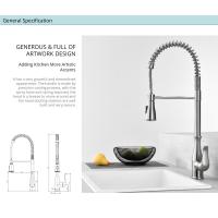 China Spring Spout Flexible Kitchen Faucet Deck Mounted Basin Taps OEM HOMEKA for sale