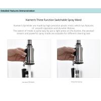 China 18/10 Stainless Steel Flexible Kitchen Faucet With Retractable Pull Down Hose for sale