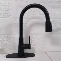China Smart Touch Pull Down Kitchen Faucet 18/10 Stainless Steel Deck Mounted 2077H-SS for sale