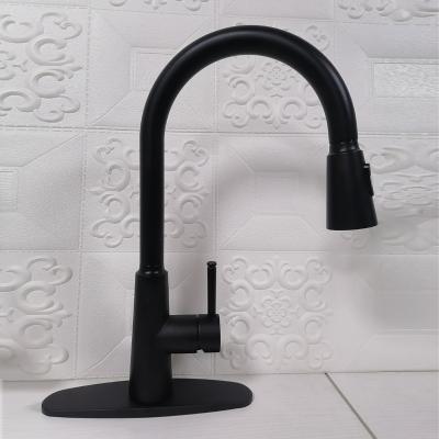 China Smart Touch Pull Down Kitchen Faucet 18/10 Stainless Steel Deck Mounted 2077H-SS for sale