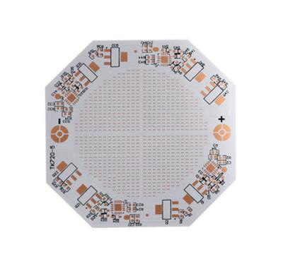 China OEM White Rigid Aluminum Printed Circuit Boards PCB Heat Dissipation For LED Light for sale