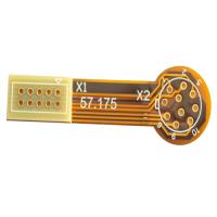 China Shock Resistant Rigid Flexible PCB Fabrication Brown Soft Board For Industrial Automation Equipment for sale
