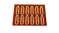 China 2 Layer 0.35mm 3OZ Flexible PCB Board for DNA Sequencer for sale