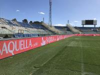 China P10 Outdoor Stadium Perimeter LED Display 960x960mm 6000-7500cd/m2 High Brightness Sports Screen for sale
