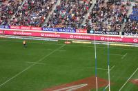 China P10 Outdoor Stadium Perimeter LED Display 960x960mm 6000-7500cd/m2 High Brightness Sports Screen for sale