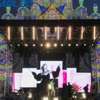 China P3.91 Stage Background LED Display 5000cd/m2 Seamless Splicing Windows Compatible for sale