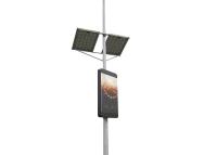 China P6 Outdoor Waterproof Lamp Post LED Display screen IP65 192*192mm for sale