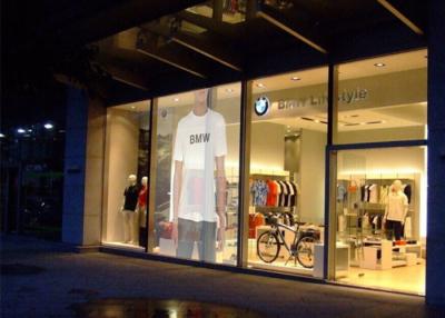 China 1000x1000mm Transparent Glass LED Display Screen SMD1820 High Brightness for sale