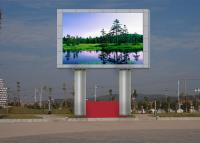 China SMD P8 Outdoor Advertising Led Display Screen Double Pillar Type 40x20 dots for sale