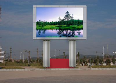 China SMD P8 Outdoor Advertising Led Display Screen Double Pillar Type 40x20 dots for sale