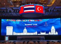 China P3.91 Rental LED Display Full Color Indoor Stage Video Wall 500x1000mm Cabinet for sale
