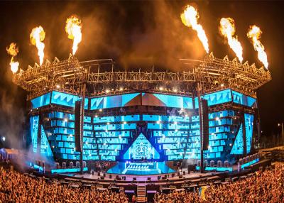 China Indoor Stage Rental LED Screen Display 3.91mm Pixel Pitch 3840Hz Refresh Rate 500x500mm Cabinet for sale