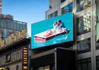China Double Sided P10 Full Color LED Display 1920Hz Ultra Wide Viewing Angle for Bus Stations for sale