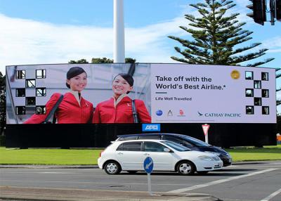 China Waterproof IP65 Large Outdoor LED Advertising Screen 6000cd/sqm for sale