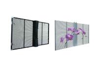 China Wall Mounted Transparent Glass LED Display Indoor 256x128 Dots for sale