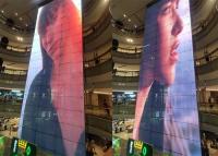 China Indoor Transparent Glass LED Display Panel 256x128 Dots 16 bit for sale