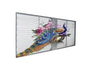 China 16 Bit Transparent Glass LED Display Screen Indoor 1920Hz 3.91mm for sale