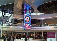 China 256 Level IP31 Transparent Glass LED Display 3.91-7.8mm Pixel Pitch for Commercial Street for sale