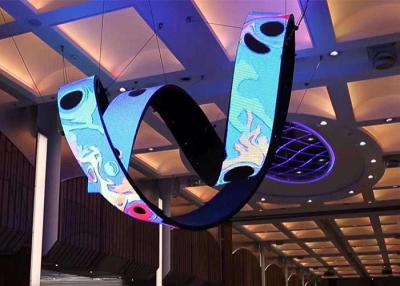 China P2.5 240x120mm Programmable Flexible LED Displays Indoor Soft for sale