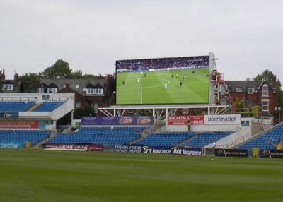 China IP65 Outdoor LED Scoreboard 960x960mm 7000cd Brightness for Stadium Advertising for sale