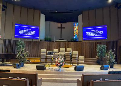 China P2.5 Indoor LED Video Wall 960x480mm Cabinet for Church 2K 4K Display for sale