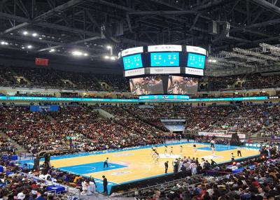 China Outdoor Soccer Stadium LED Display 10mm Pitch 6000-7500cd/m2 Brightness Sport Advertising Screen for sale