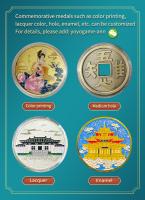 China Smart Medal Vending Machine Selling Tourism Gold And Silver Coins Theme Park Equipment for sale