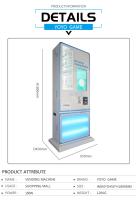 China Android Version Coin Cash Credit Card Operated Vending Machine For Medical 21.5 Inch Screen for sale