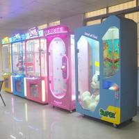China Classic Pink Coin Operated String Cutting Game Arcade Machine CUT WIN Skill Cut Ur Prize Game Machine for sale