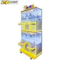 China Coin Operated Games Newest Toy Claw Crane Machine 4 Players can With Bill Acceptor for sale
