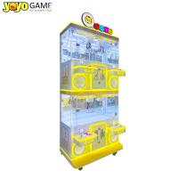 China Coin Operated Games Newest Toy Claw Crane Machine 4 Players can With Bill Acceptor for sale