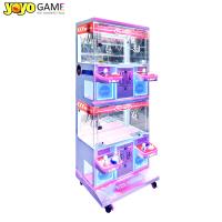 China Claw machine Coin Operated plush Owl Claw machine Candy banknotes and coins operated 4 claw machine for sale