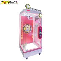 China Classic Pink Coin Operated String Cutting Game Arcade Machine CUT WIN Skill Cut Ur Prize Game Machine for sale