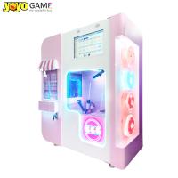 China Automatic Cotton Candy Vending Machine Which is totally Automatic and colorful for sale