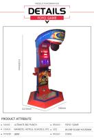 China Hot Sale Ultimate Big Punch Boxing Arcade Machine Made In China for sale