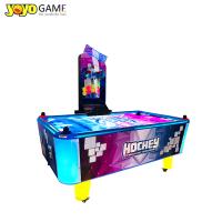 China Luxury Coin Operated Game Blue Air Hockey Table For Club Electronic Air Hockey For Adults for sale